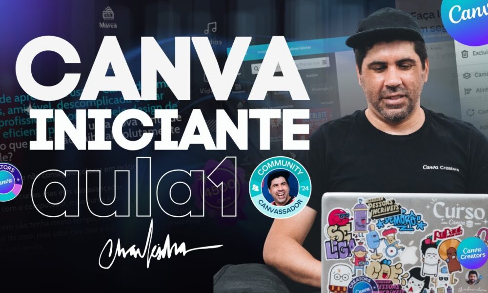 Canva para Iniciante AULA 1 2024 [ Canva para iniciantes, fácil de ...