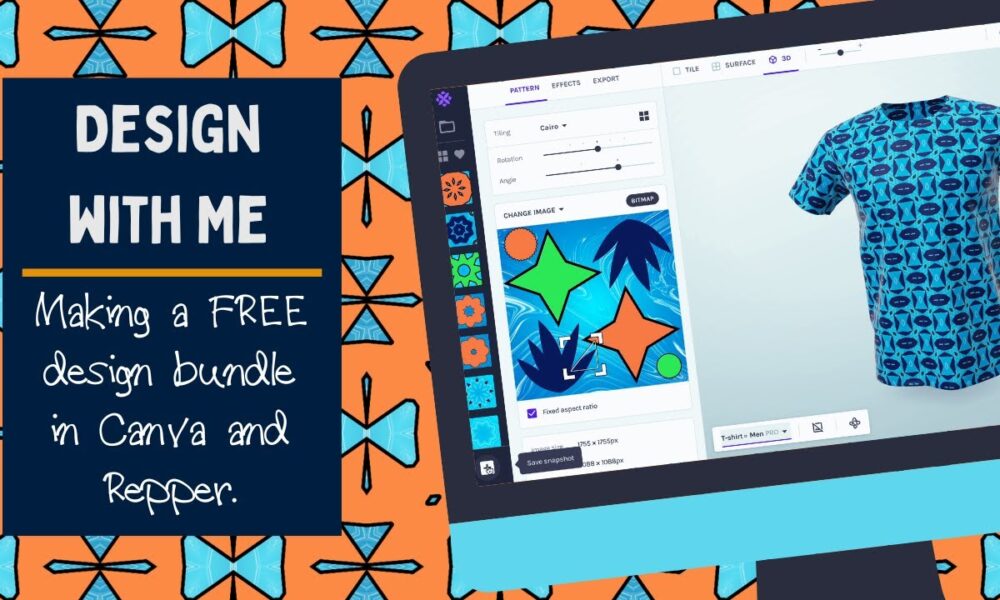 Design with Me: Making a FREE design bundle in Canva and Repper | No ...