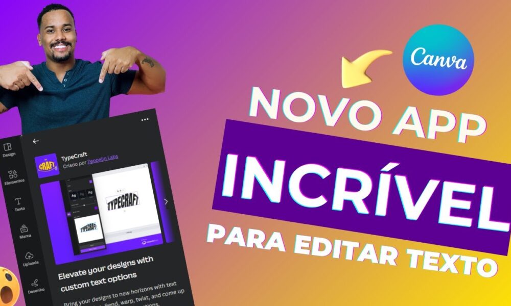 💥 NOVIDADE CANVA! Crie TEXTOS personalizados INCRÍVEIS no CANVA GRÁTIS - Foco Digital