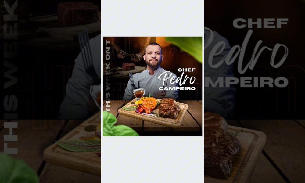 Arte feita no Canva de Chef #canva #canvaprofissional #marketing # ...