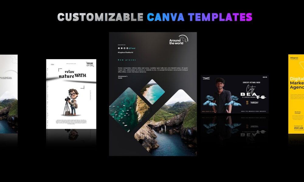 9+ Canva Templates For Designing Posters Pack | Social Media Post ...