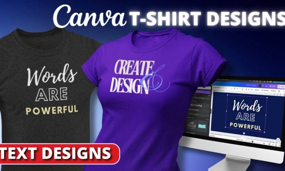 How to Create Text T-Shirt Designs on Canva - Foco Digital