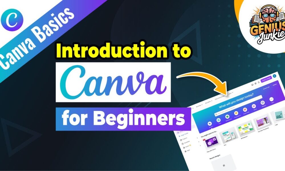 Introduction to Canva for Beginners Easy Graphic Design Tips | Genius ...