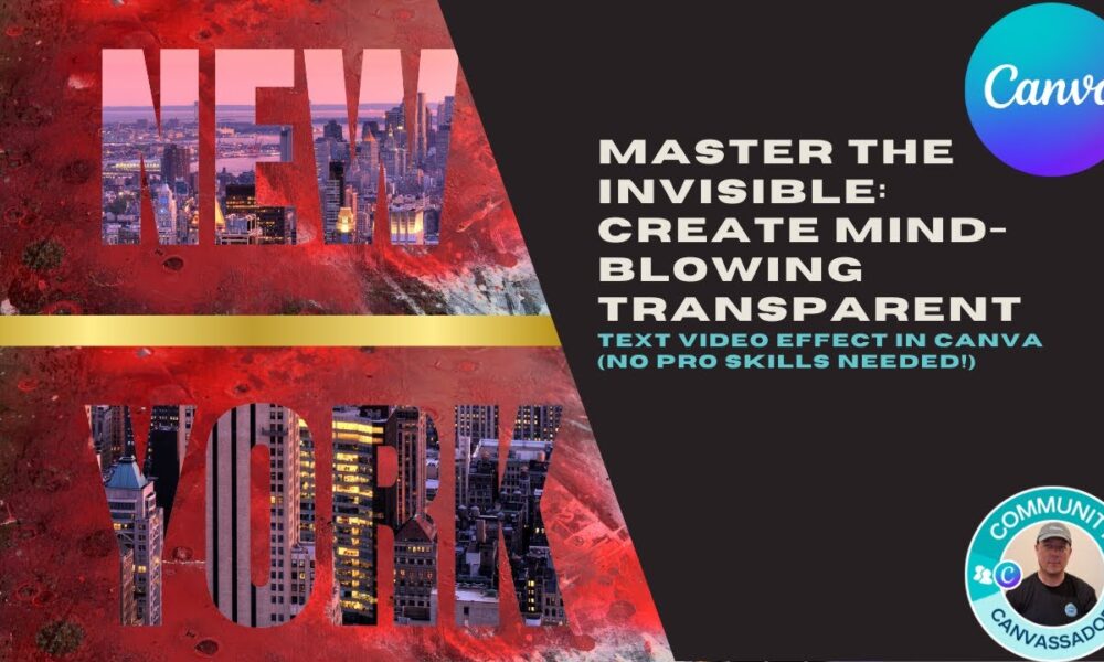 Master the Invisible: Create Mind-Blowing Transparent Text Effect in ...