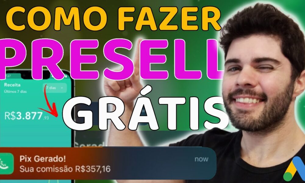 PRESELL GOOGLE ADS: Como Fazer Uma Pressel GRÁTIS Para Anunciar no ...
