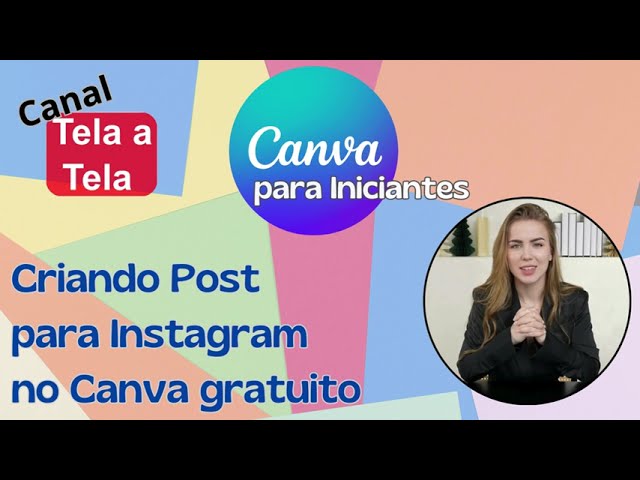 Criando Post para Instagram no Canva gratuito – Simples e Fácil e de modo profissional (2025 ...