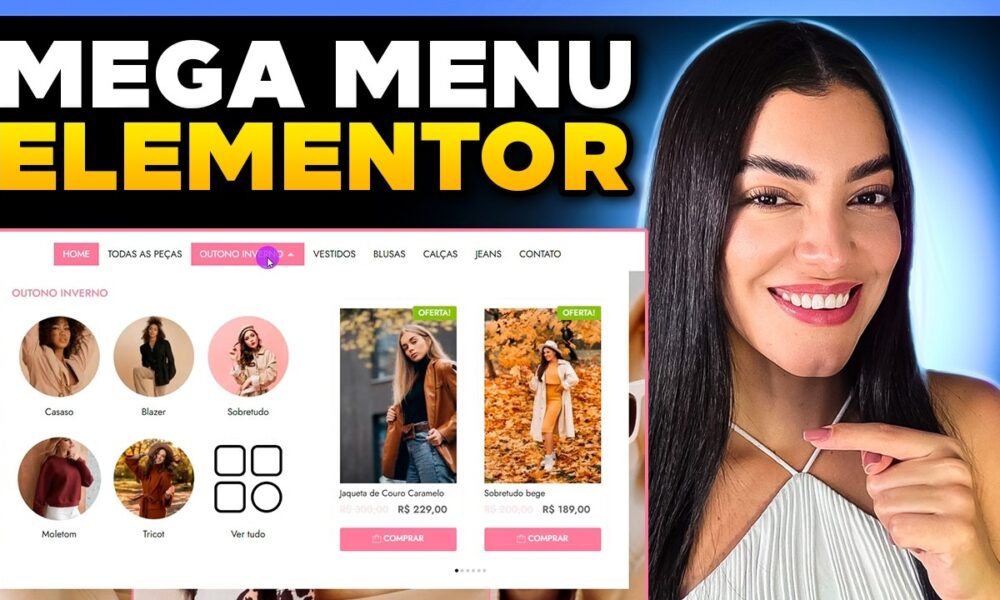 Como Criar um MEGA MENU com Elementor Pro e WordPress [Passo a Passo ...