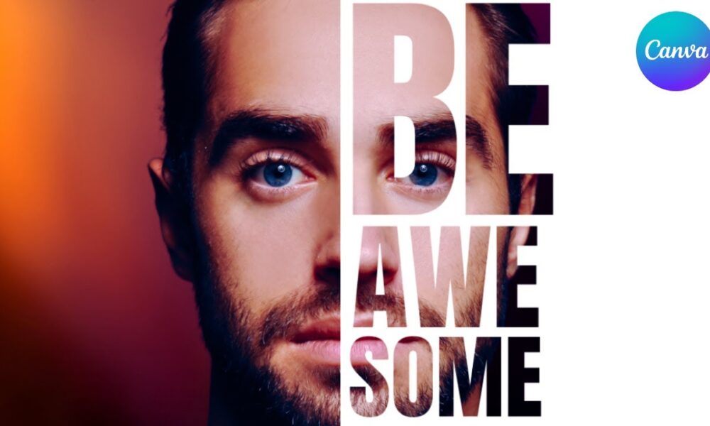Easy Way to Create a Half Face Text Portrait Effect in Canva! - Foco ...