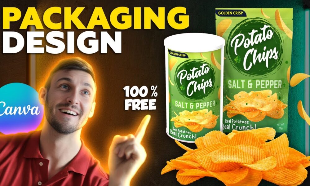 How to make STUNNING Packaging Design using Canva for FREE | Tutorial ...