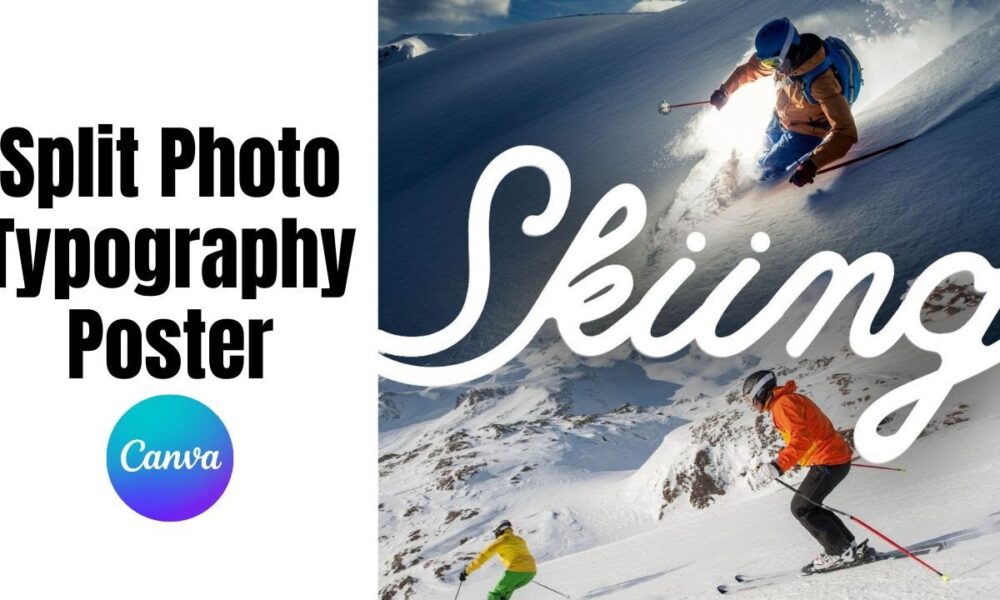 How to make Creative typography poster design in Canva - Foco Digital