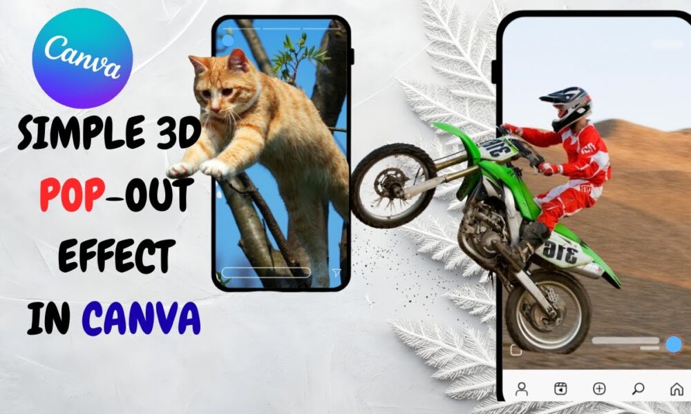 How to Create a 3D Pop-Out Effect in Canva (Easy & FREE) For Beginners ...